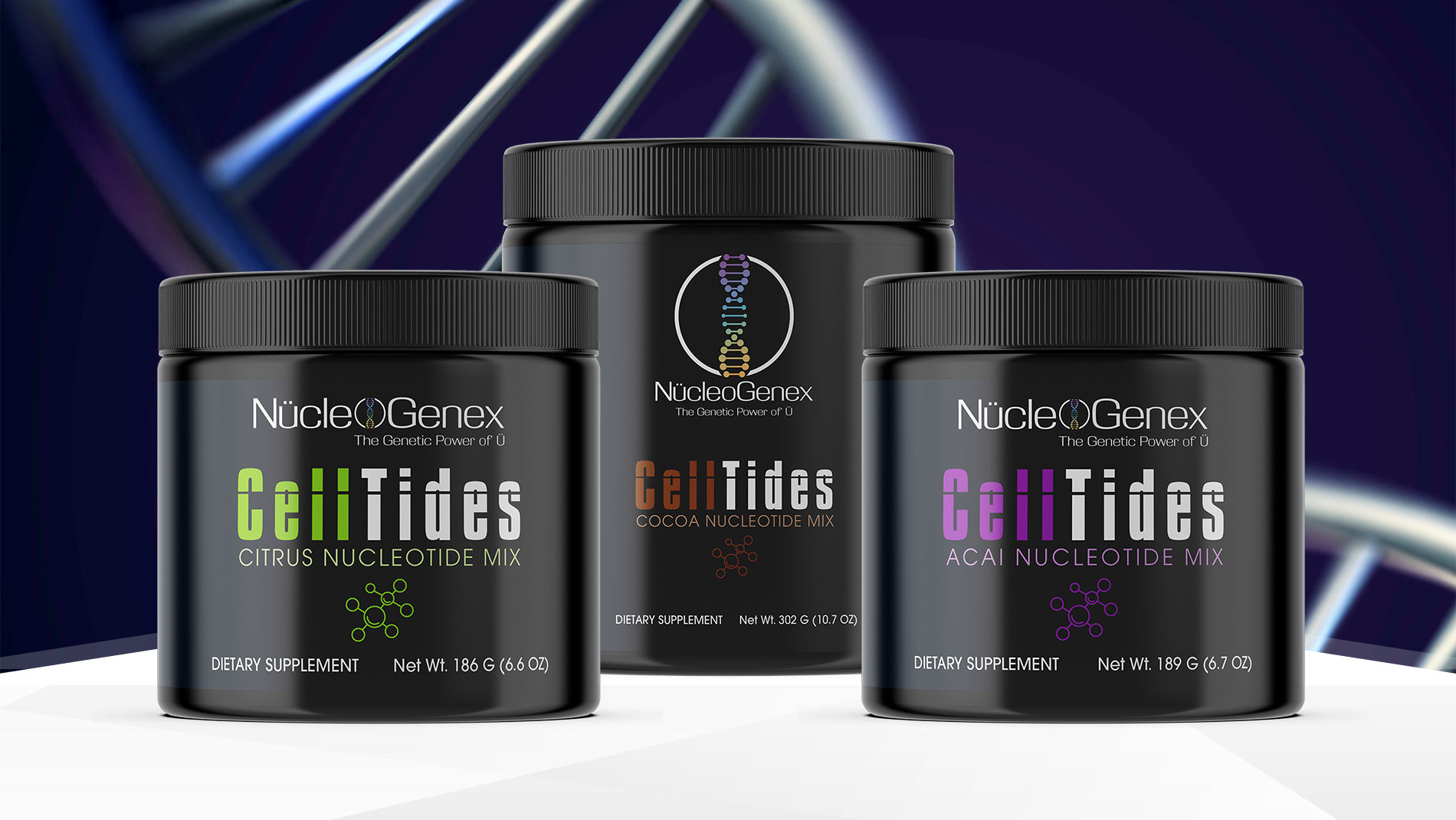 CellTides nucleotide-based nutritional supplements! Comes in 3 Flavors ...